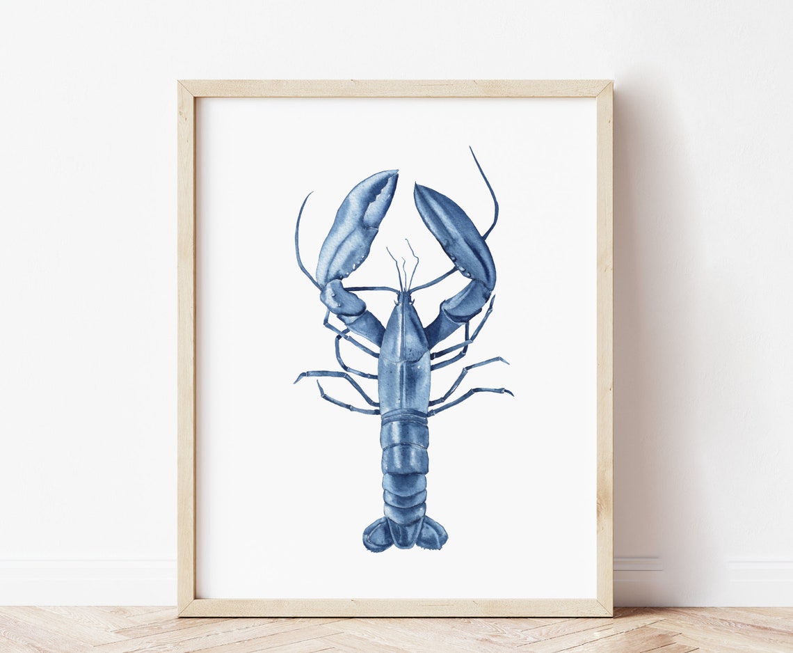 Watercolor Sea Creatures Prints Set of 3. Coastal Printable - Etsy