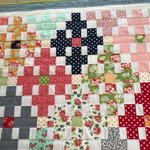 Bright Patchwork Quilt - Etsy
