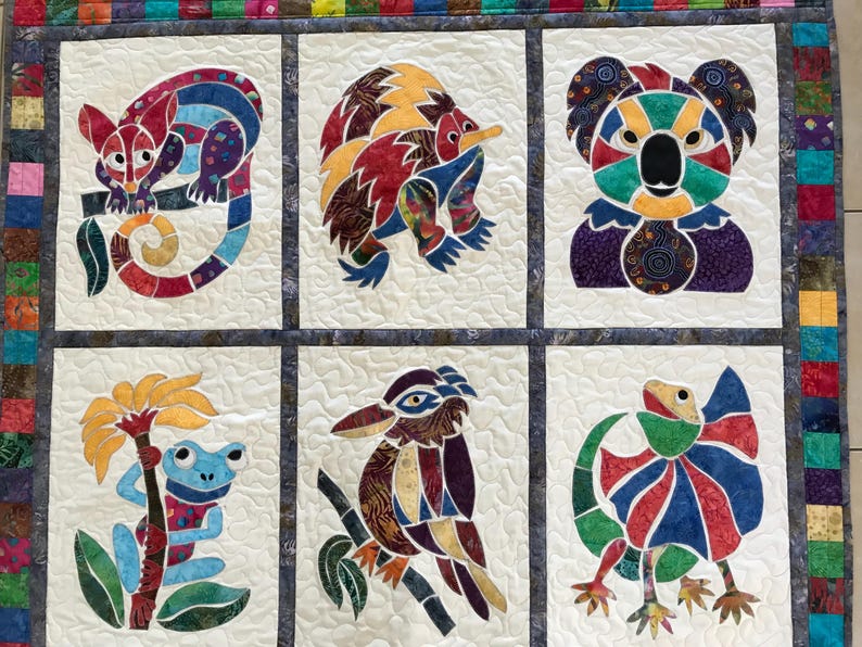 Australian Animal Quilt - Etsy