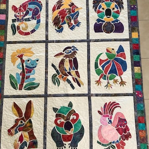 Australian Animal Quilt - Etsy