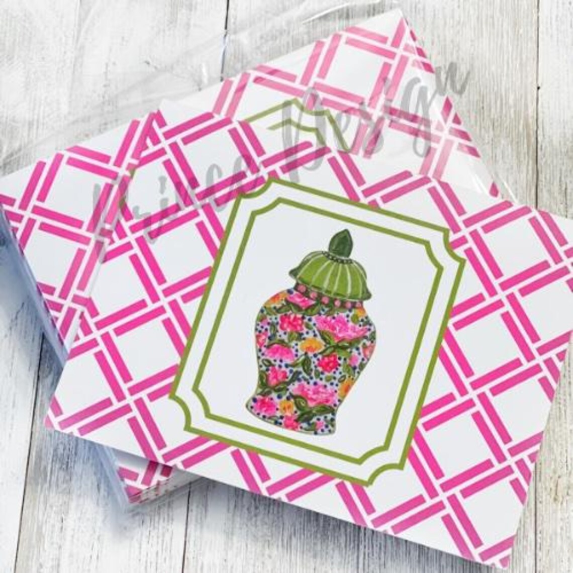 Floral Ginger Jar PNG – Digital Watercolor Art for Invitations, Home ...