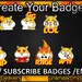 Eagle Badge Twitch Sub Badges, Eagle Badge Shield Twitch Emotes /eagle ...