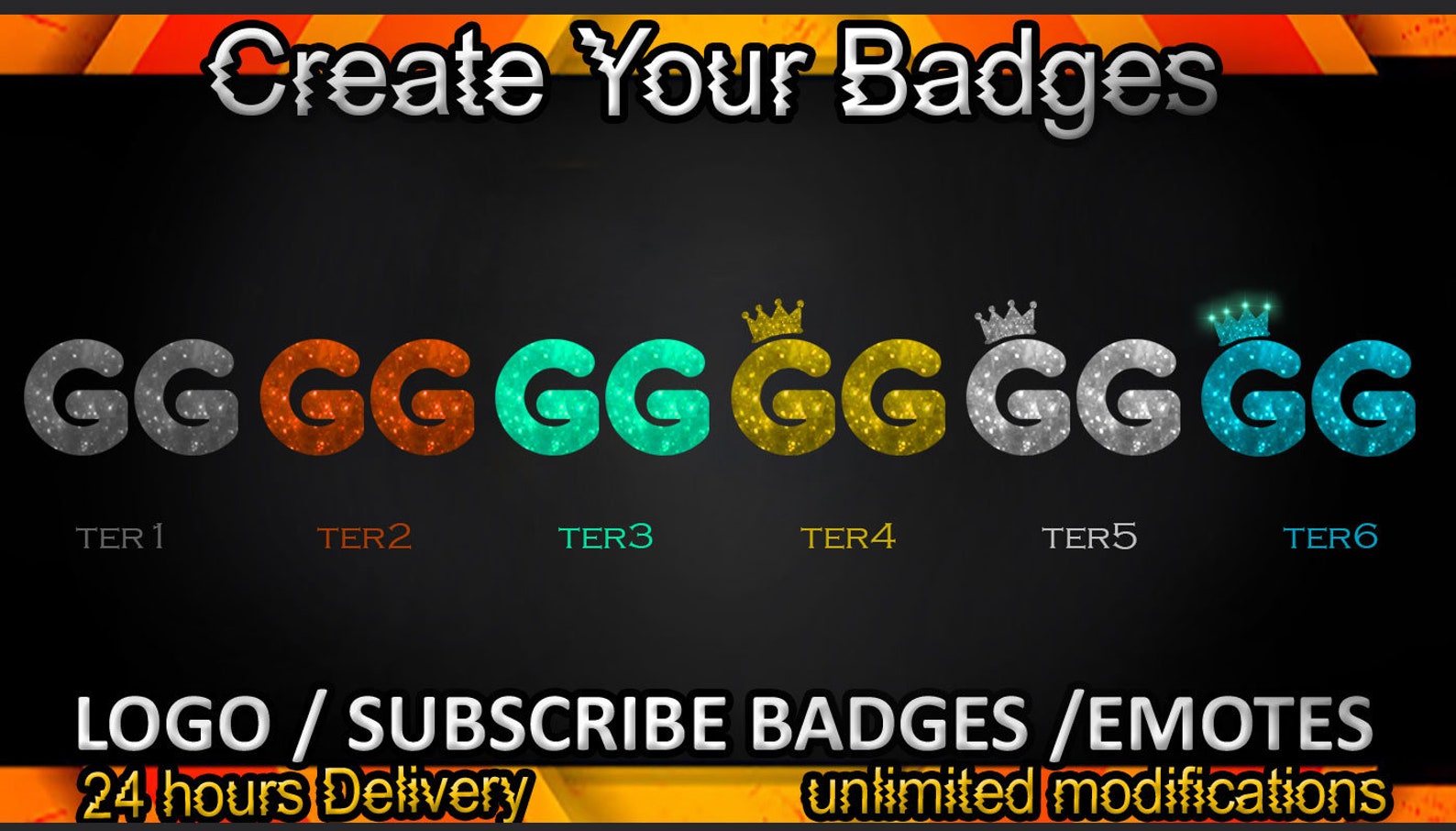 G Twitch Sub Badges, Gg Twitch Emotes / GG Badges for Streamers / Gg ...