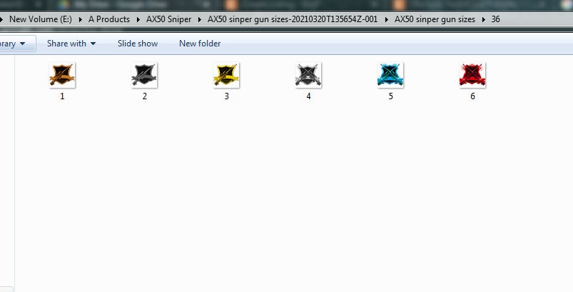 AX50 Sniper Gun Twitch Sub Badges, AX50 Sniper Gun Twitch Emotes/ax50 ...