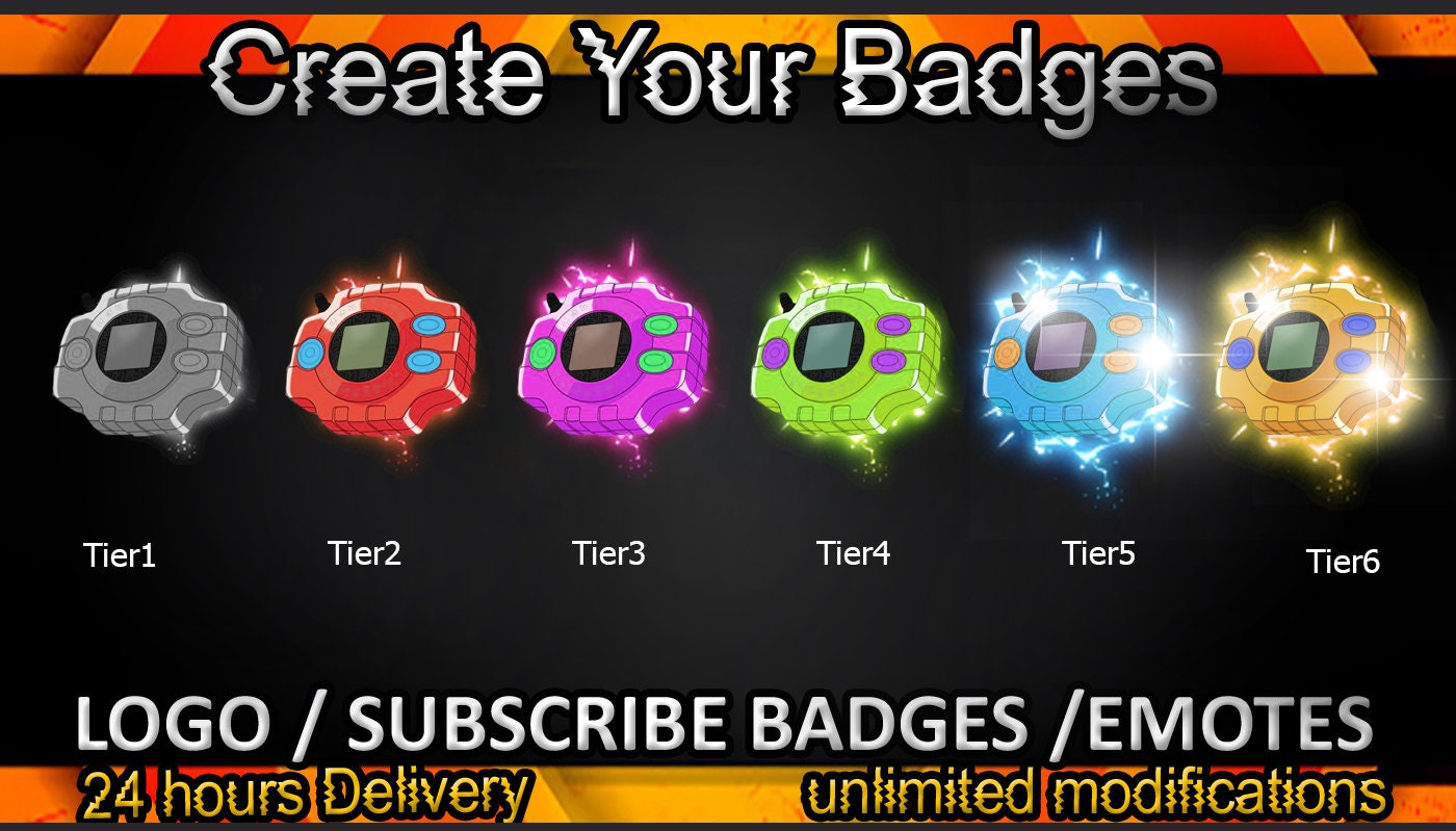 Digimon Device Twitch Sub Badges, Digimon Device Twitch Emotes ...