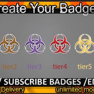Symbol Twitch Sub Badges, Symbol Twitch Emotes / Symbol Badges for ...