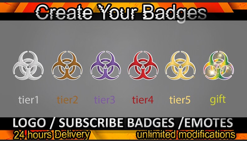 Symbol Twitch Sub Badges, Symbol Twitch Emotes / Symbol Badges for ...
