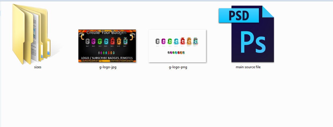 G Twitch Sub Badges / G Twitch Emotes / G Badges for Streamers / G ...