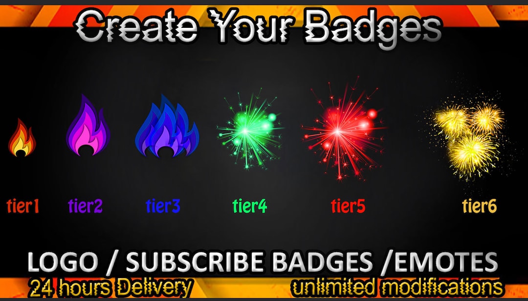 Fire Works Twitch Sub Badges,fire Works Twitch Emotes/fire Works Badges ...