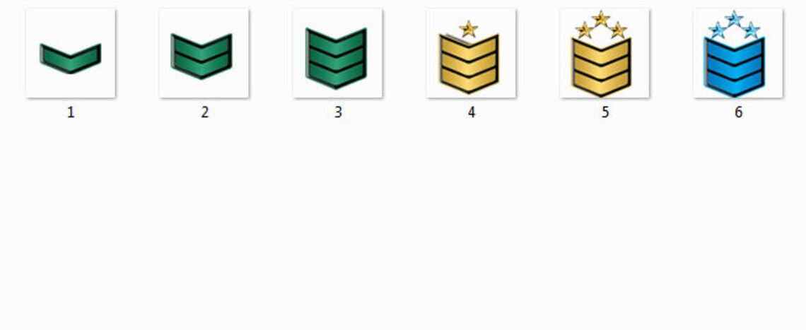 Army Rank Twitch Sub Badges, Army Rank Twitch Emotes / Army Rank Badges ...