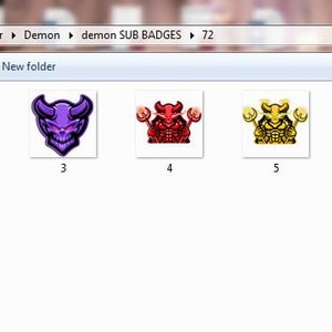 Demon Twitch Sub Badges, Demon Twitch Emote Demon Badges for Streamers ...