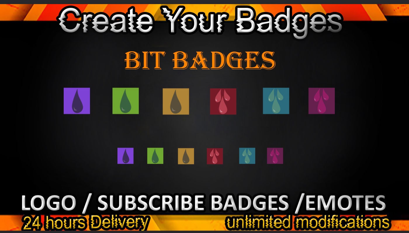 Rain Twitch Sub Badges, Rain Twitch Emotes / Rain Badges for Streamers ...