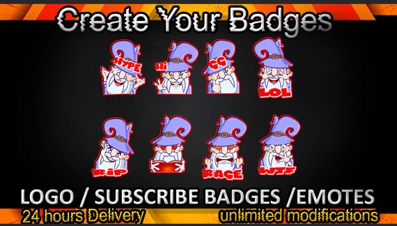 Mega Twitch Sub Badges / Mega Twitch Emotes / Mega Badges for - Etsy ...