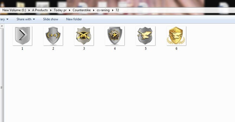 Cs Rank Twitch Sub Badges, Ranking System Twitch Emotes / Game Rank ...