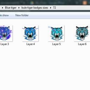 Blue Tiger Twitch Sub Badges, Blue Tiger Twitch Emotes /blue Tiger ...