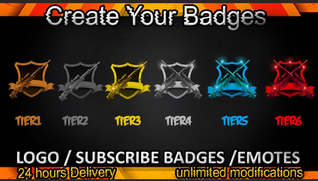 AX50 Sniper Gun Twitch Sub Badges, AX50 Sniper Gun Twitch Emotes/ax50 ...