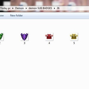 Demon Twitch Sub Badges, Demon Twitch Emote Demon Badges for Streamers ...