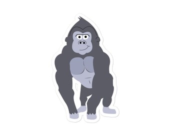 Patriotic Gorilla Face Army Gorilla Face Kiss-cut Vinyl Decal - Etsy