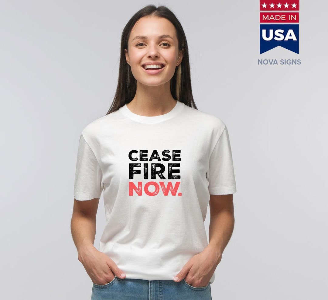 Ceasefire Now Graphic T-shirt unisex - Etsy