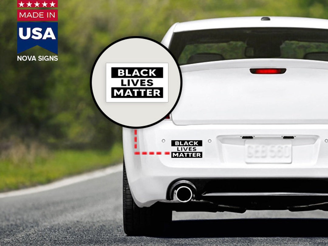 Black Lives Matter Window Decals // BLM Bumper Stickers 2 Free BLM ...