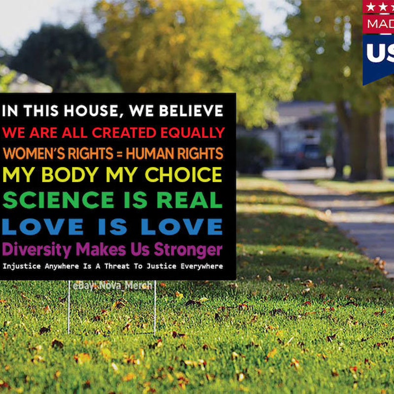 In This House We Believe Sign - Etsy