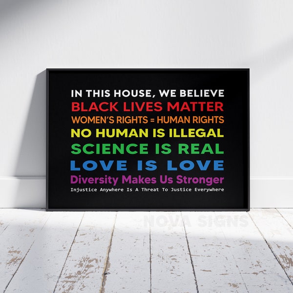 Black Lives Matter Poster - Etsy