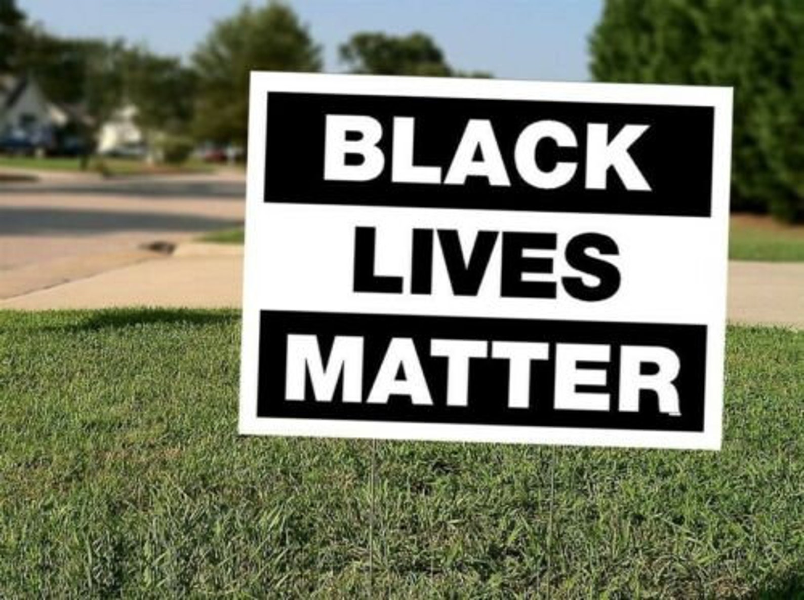 BLM Black Lives Matter Yard Sign Double Sided - Etsy