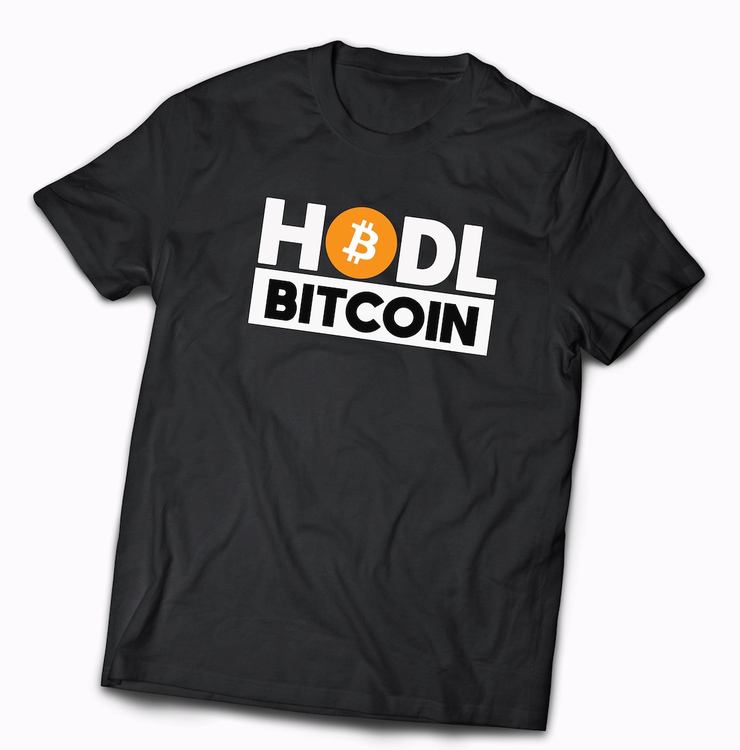 HODL Bitcoin Symbol Tee // HODL Btc-t-shirt unisex - Etsy