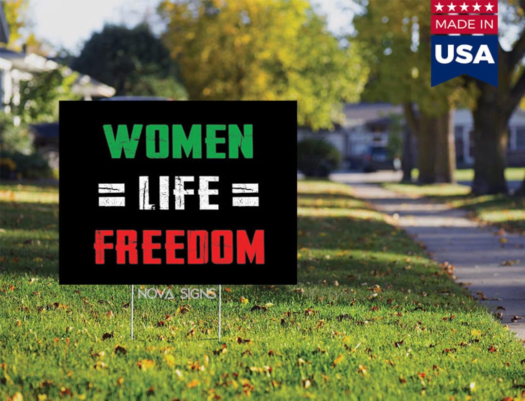 Women Life Freedom Pro Women Yard Sign Double Sided (weatherproof) - Etsy
