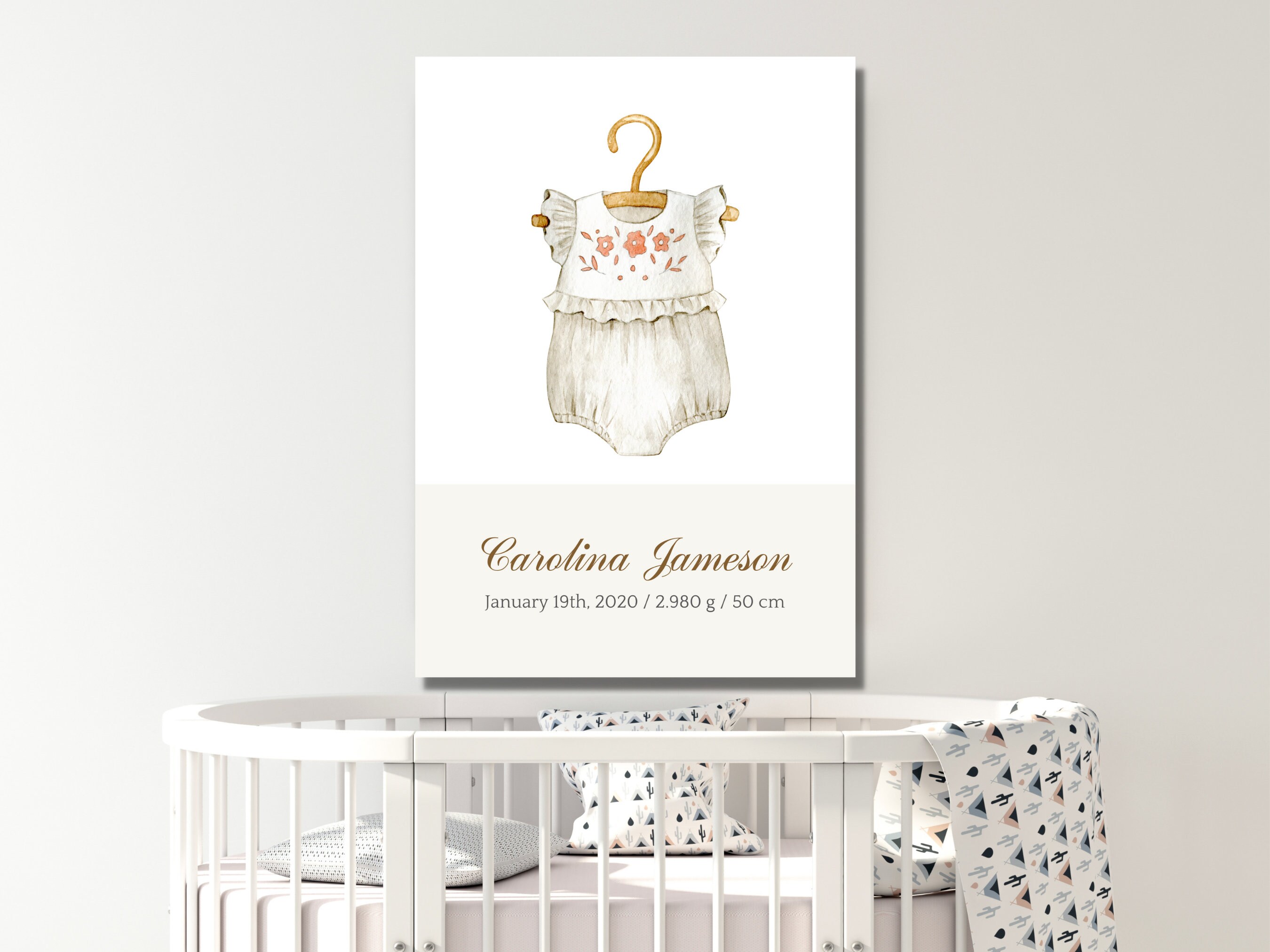 Custom Name Print Personalized Nursery Wall Art, Decor With Custom Name ...