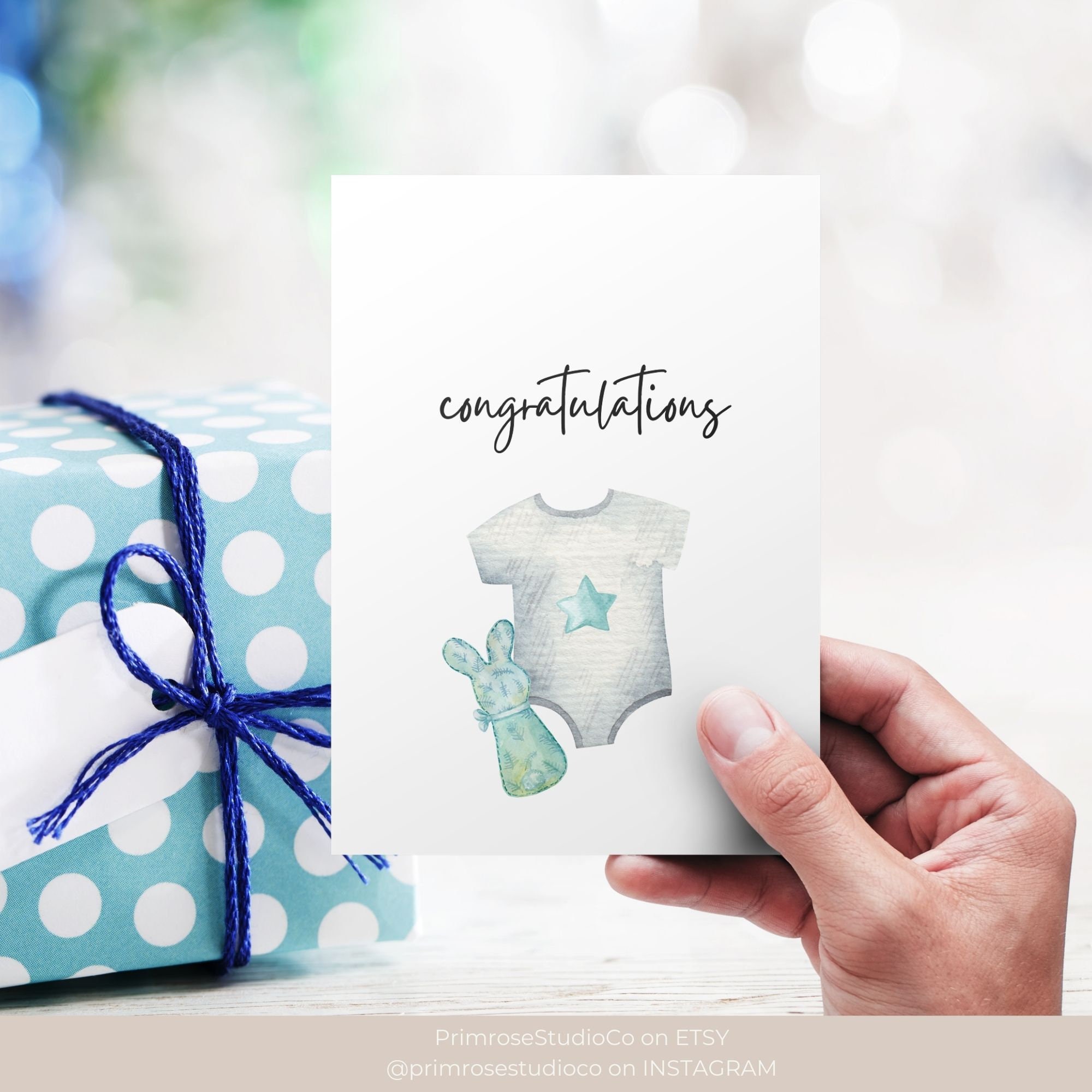 Congratulations Cards, Digital Printable, Download, Newborn Gift, Baby ...