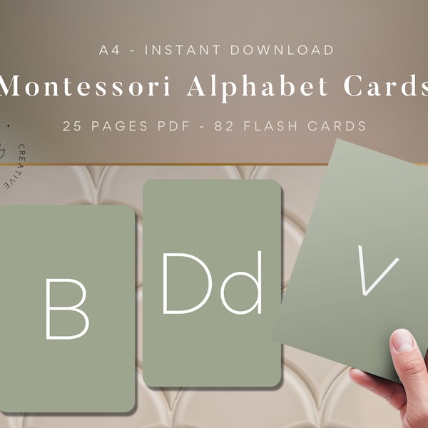 Montessori Alphabet - Etsy