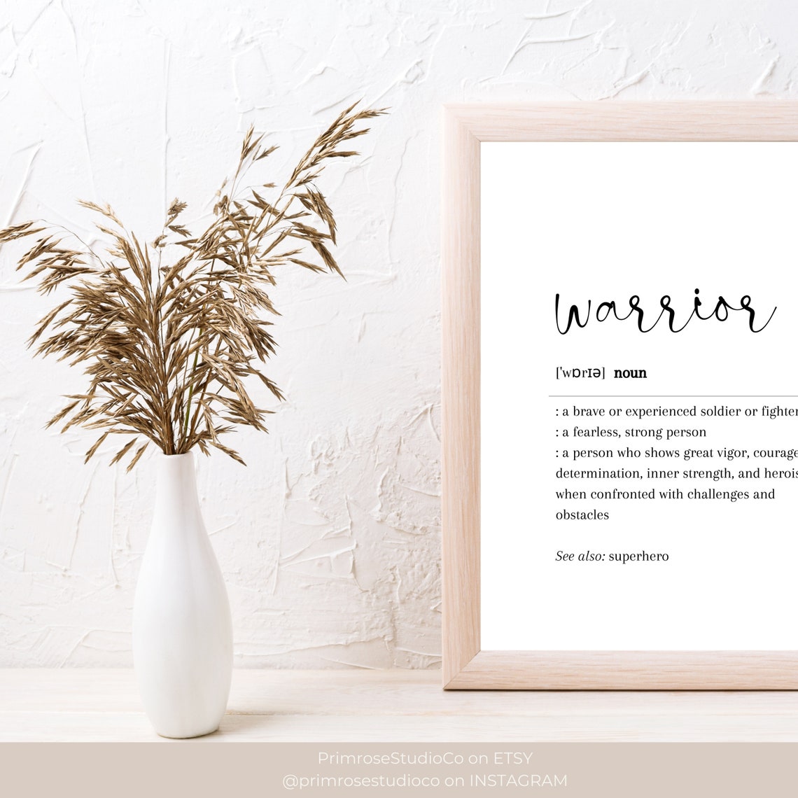 Warrior Digital Printable, Warrior Wall Art, Cancer Fighter Gifts ...