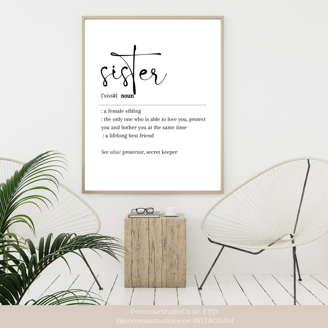 Sister Digital Printable Sister Wall Art Sister Gifts - Etsy