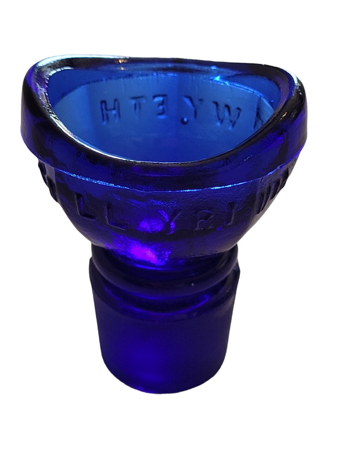 Wyeth Collyrium Cobalt Blue Embossed Lettering Eye Bath Wash - Etsy