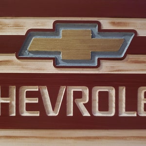 Wooden Chevy American Flag 11.25" by 21" Chevy Racing Flag. Classic ...