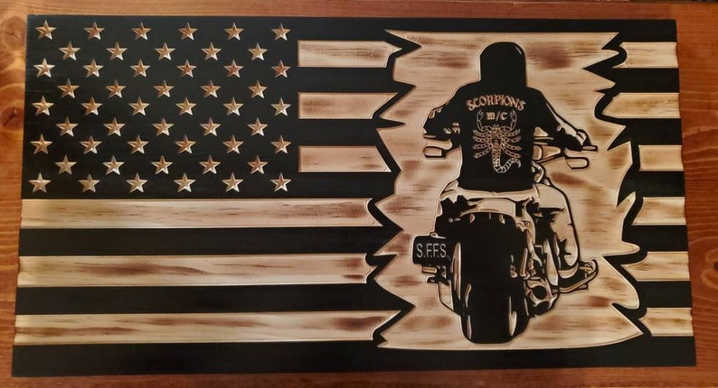 Custom Motorcycle Flag. American Motorcycle Flag. Biker Flag. - Etsy