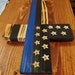 Thin Blue Line Cross Police. Police Support. Back the Blue. - Etsy
