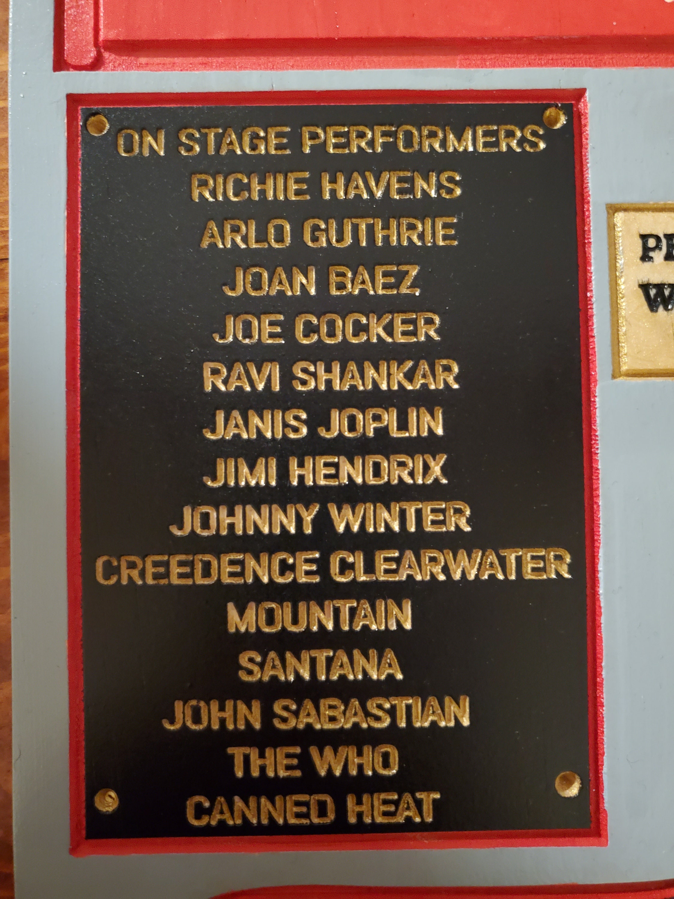 Hand-painted Woodstock Monument Replica Plaque: Bethel Woods History - Etsy