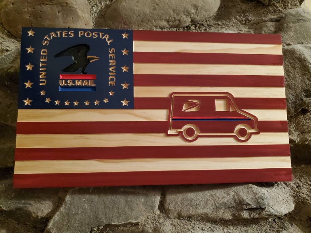 Mailman Flag. Postmaster Flag. Mailman's Gift. Retirement Gift. US Post ...