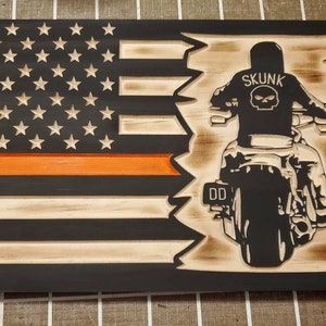 Custom Motorcycle Flag. American Motorcycle Flag. Biker Flag. Custom Millitary Biker Flag ...