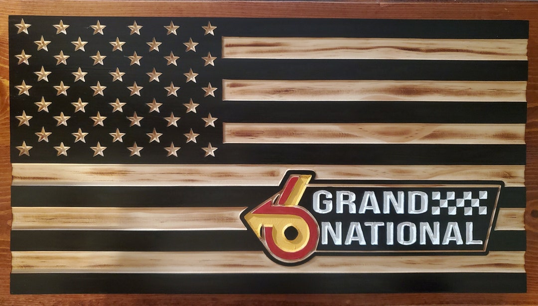 Grand National Wood Racing Flag: Buick Car Enthusiast Gift - Etsy