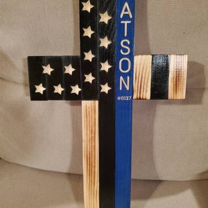 Thin Blue Line Cross Police. Police Support. Back the Blue. Police ...