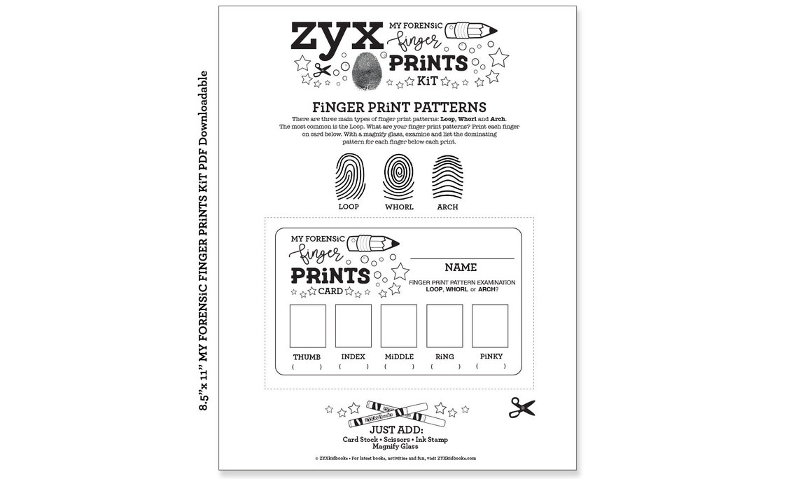 MY Forensic Finger Print Kit - Etsy