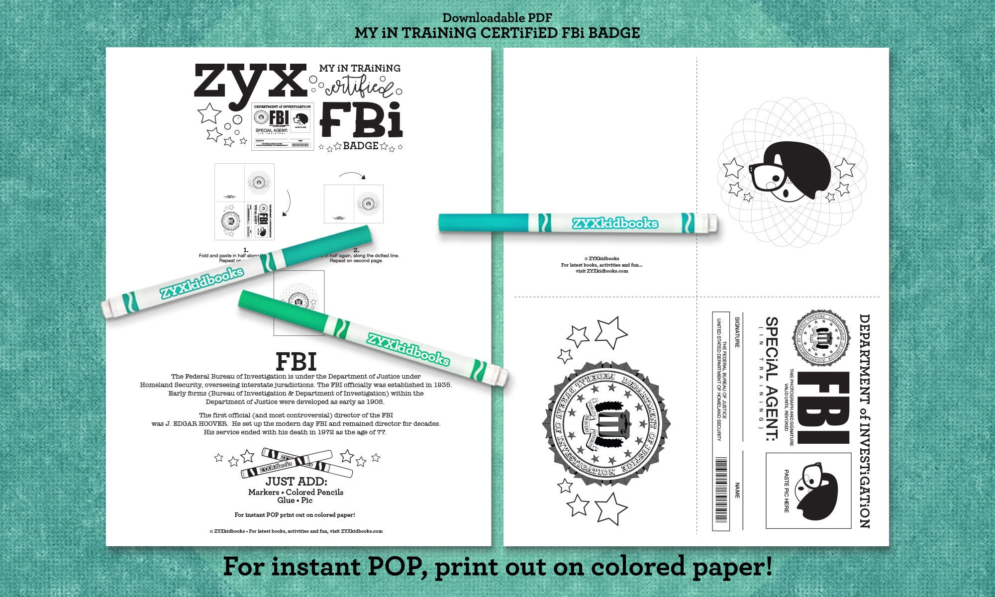 MY in Training Certified Fbi BADGE - Etsy