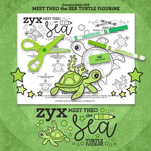 MEET THEO the SEA Turtle Figurine - Etsy