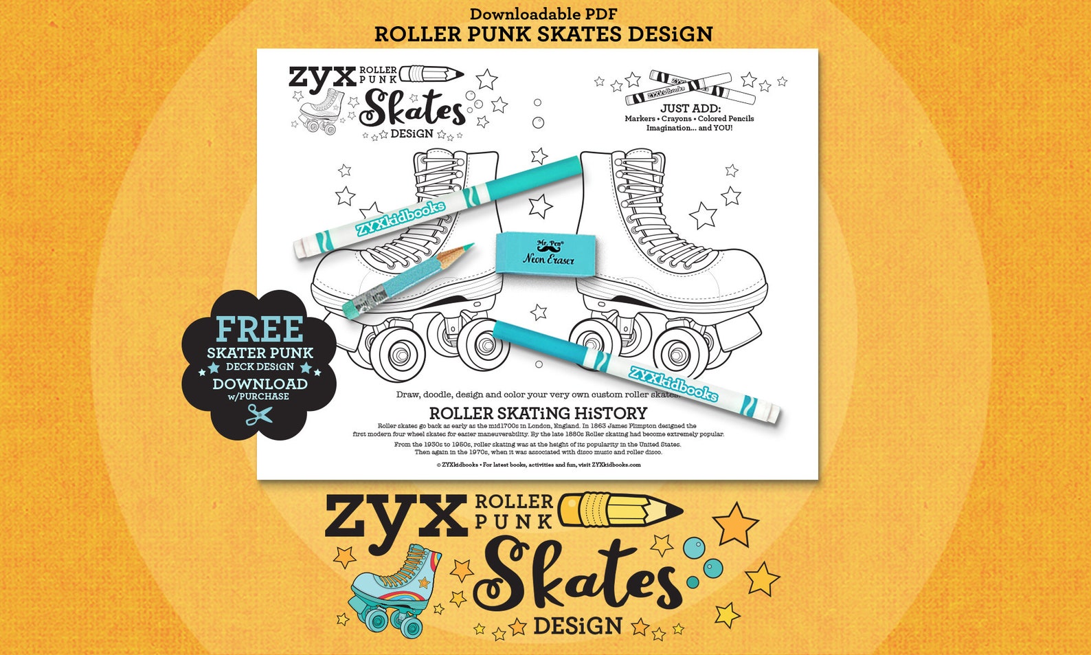 ROLLER PUNK SKATES DESiGN | Etsy