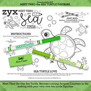 MEET THEO the SEA Turtle Figurine - Etsy