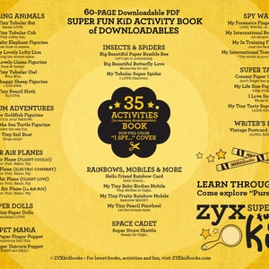 35+ Super FUN Activities BOOK of DOWNLOADABLES (vol. 3) - Etsy