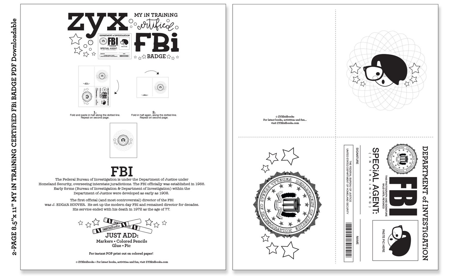 MY in Training Certified Fbi BADGE - Etsy